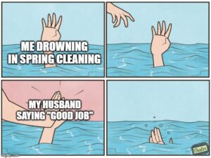 Funny Spring Cleaning Memes for Moms