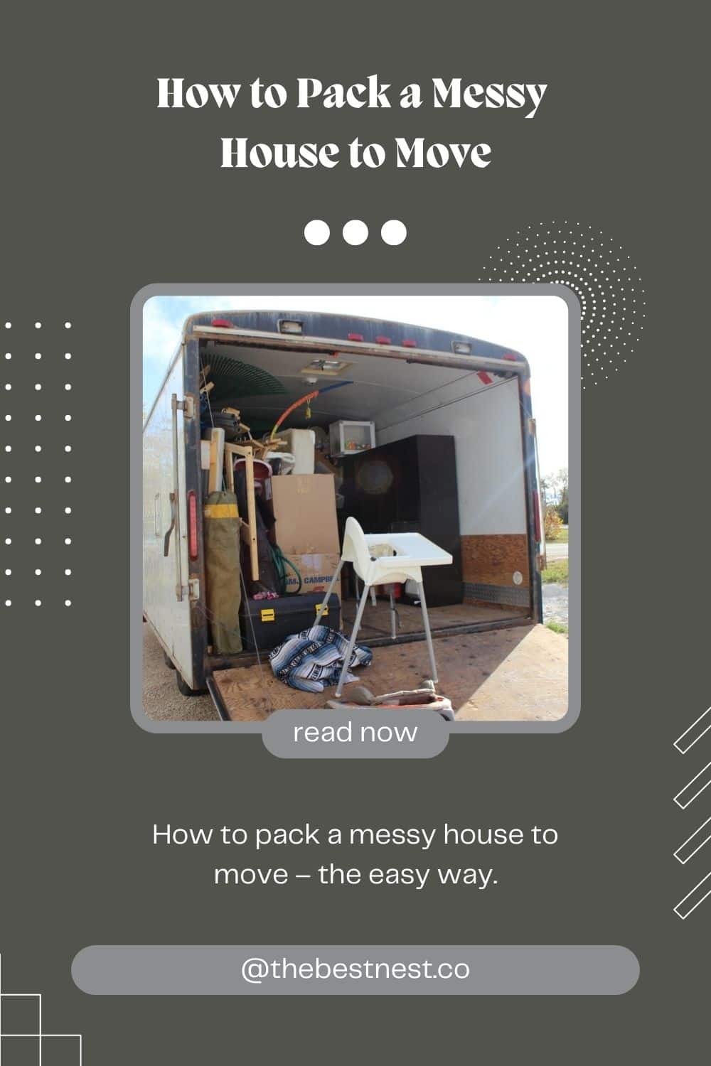 How to Pack a Messy House to Move